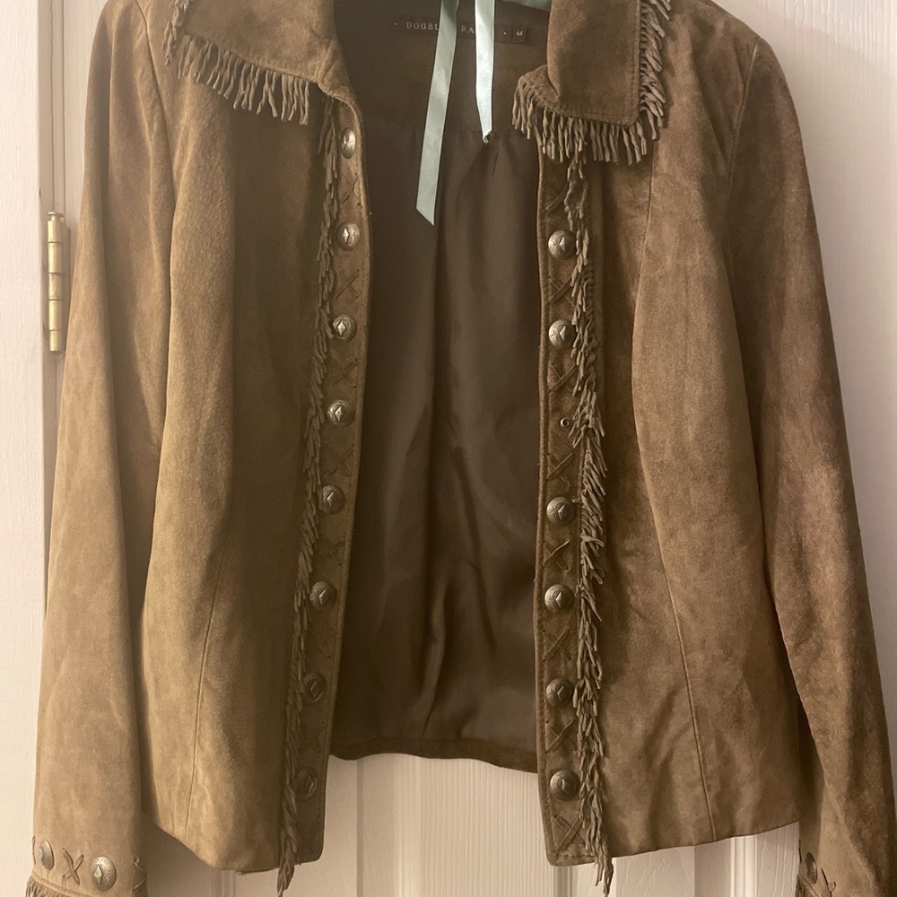 Double D Ranchwear Suede Jacket - Gem